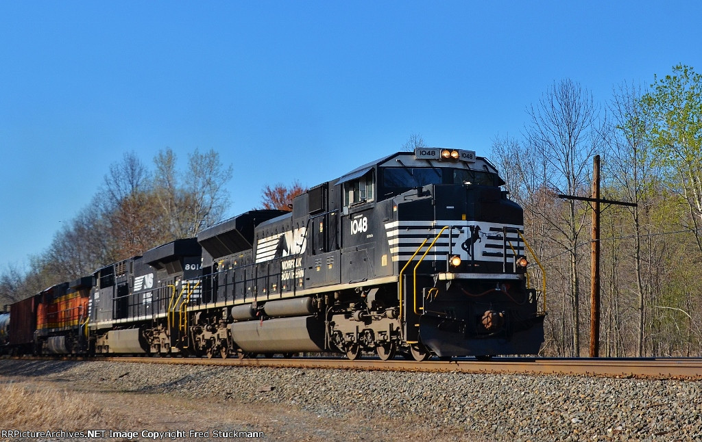 NS 1048 leads east.